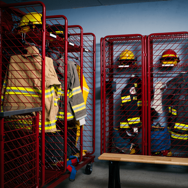 Red Rack | Firefighter Storage | Ready Rack